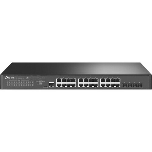 Коммутатор TP-LINK TL-SG3428X-M2 JetStream уровня 2+ с 24 портами 2,5 Гбит/с и 4 портами SFP+ 10 Гбит/с