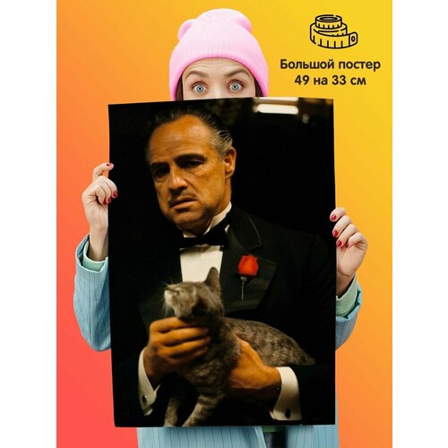 Постер плакат The Godfather Крестный отец Вито Корлеоне