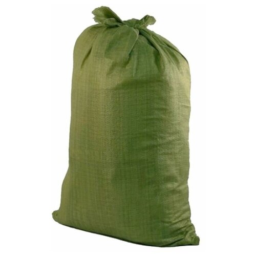 Мешок полипропиленовый 70 х 120 см, для строительного мусора, зеленый, 70 кг./ В упаковке: 10
