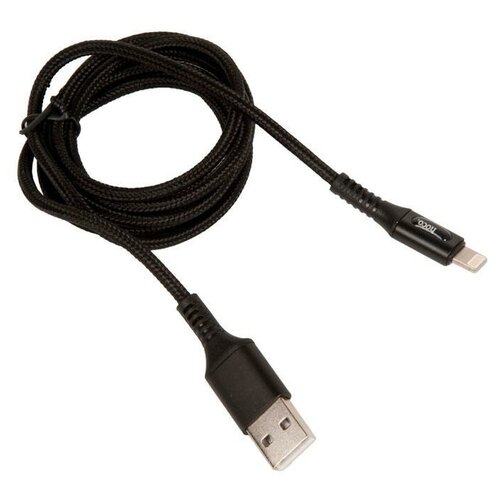 Кабель USB HOCO U79 Admirable для Lightning, 2.4 A, длина 1.2 м, черный