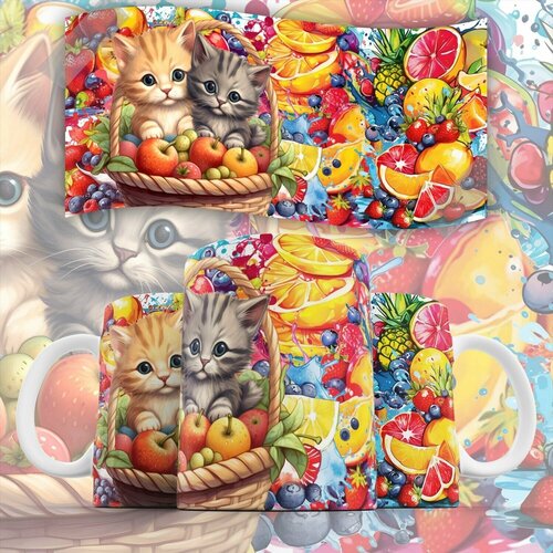 Кружка "Милые котики" Forte Print 330мл