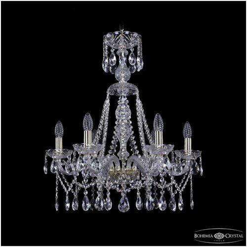 Люстра Bohemia Ivele Crystal 1413/6/200/XL-66/G, E14, 240 Вт, кол-во ламп: 6 шт., цвет: бесцветный