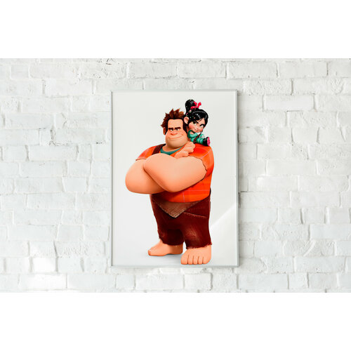 Плакат Ральф/мультфильм/Wreck-It Ralph/ Плакат на стену 33х48 см / Постер формата А3+