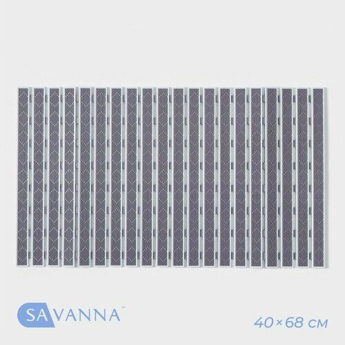 SPA-коврик для ванной SAVANNA, 40х68 см, цвет коричнево-бежевый 9730782