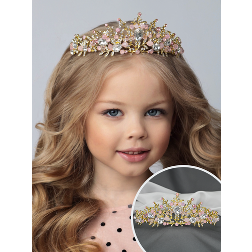 Корона на голову диадема для девочки украшение для волос