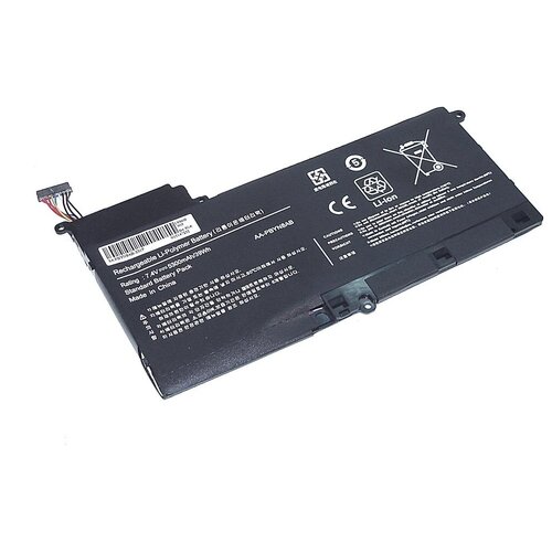Аккумуляторная батарея (аккумулятор) PBYN8AB для ноутбука Samsung 530U4B NP530U4B 7.4V 5300mAh черная
