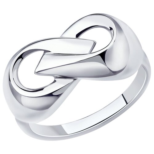 Кольцо Diamant, серебро, 925 проба, размер 17.5