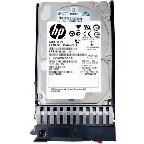 Жесткий диск HP 9TE066-025 300Gb SAS 2,5" HDD