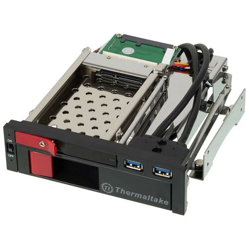 Mobile rack для HDD/SSD  Thermaltake Max5 Duo, черный