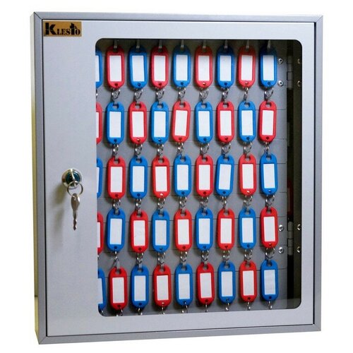 Шкаф для ключей Klesto SKB-102 на 102 ключа, металл/стекло, серый