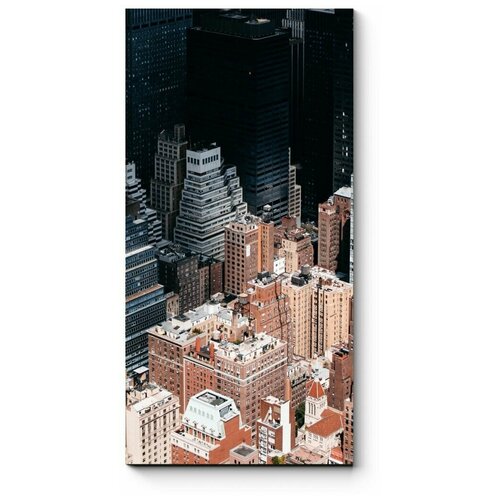 Модульная картина Разные стороны Нью-Йорка 30x60