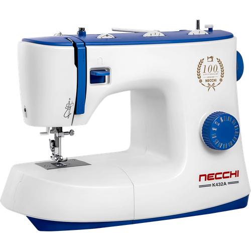 Швейная машина Necchi K432A, белый/синий