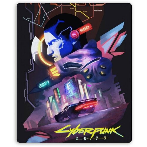 Коврик для мышки прямоугольный Cyberpunk 2077 fan-art