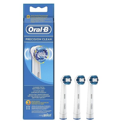 Насадка Oral-B Precision Clean для электрической щетки, белый, 3 шт.