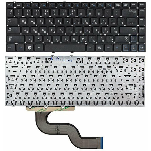 Клавиатура для Samsumg V122960BS1 черная без рамки