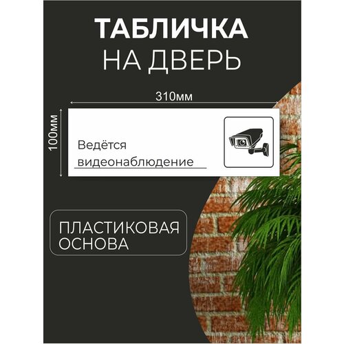 Табличка информационная для офиса Ведется Видеонаблюдение