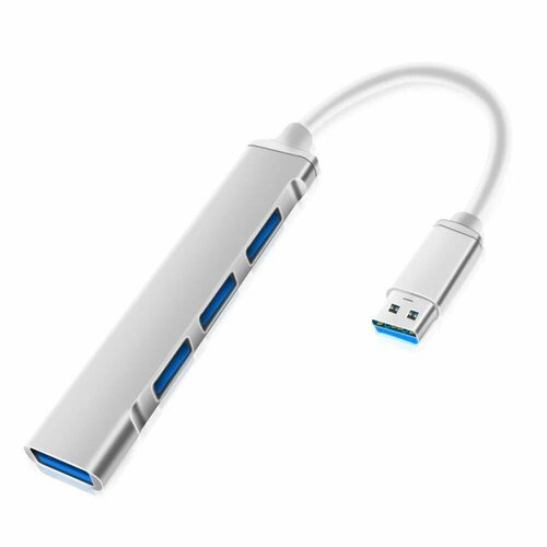 USB концентратор 3.0 на 4 порта / HUB разветвитель / Хаб на 4 USB