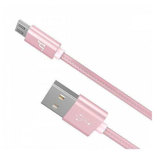 USB Кабель Micro, HOCO, X2, розовый