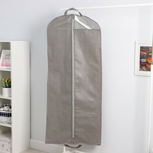 SUI Чехол для одежды, 60×140 см, цвет серый