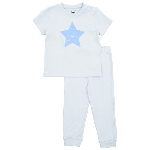 Пижама  Белый Слон, размер 92/98, голубой