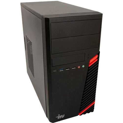 Компьютер iRu Home 310H6SM MT Intel Core i7 12700F 8 Гб SSD 256 Гб GeForce GT 1030 2048 Мб 650 Вт DOS (1897405)