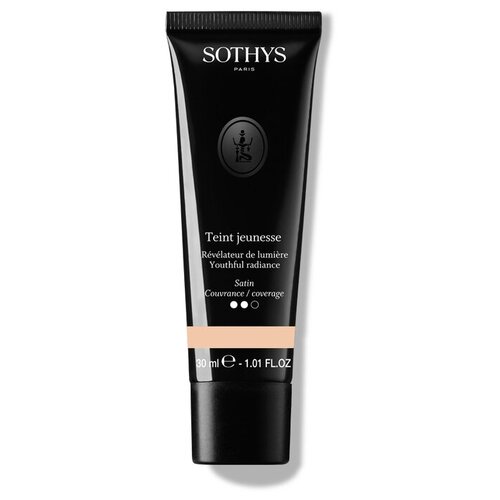 Sothys, Anti Age Тональный крем для лица с сатиновым финишем №С10 Porcelaine Холодный светлый, бежевый Teint jeunesse, 30 мл.