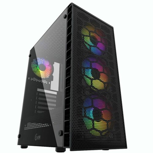 Корпус Miditower Powercase Mistral Z4С Mesh LED ATX, без БП