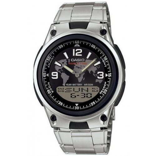 Наручные часы CASIO AW-80D-1A2, черный, серебряный