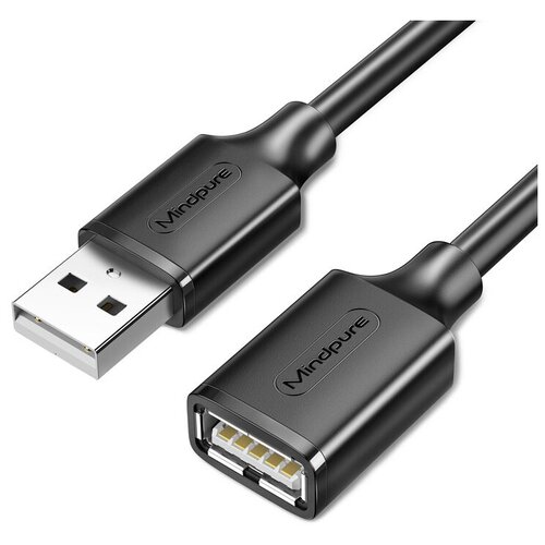 Кабель Mindpure Удлинитель USB AM - USB AF 2.0 US003 5м