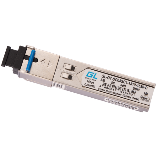 SFP трансивер GIGALINK GL-OT-SG08SC1-1310-1550-D