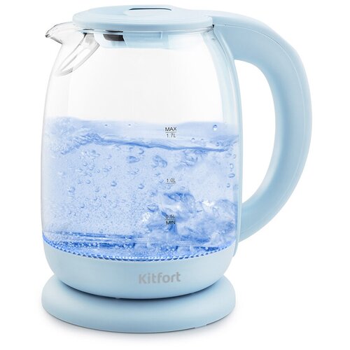 Чайник Kitfort KT-640-1, голубой