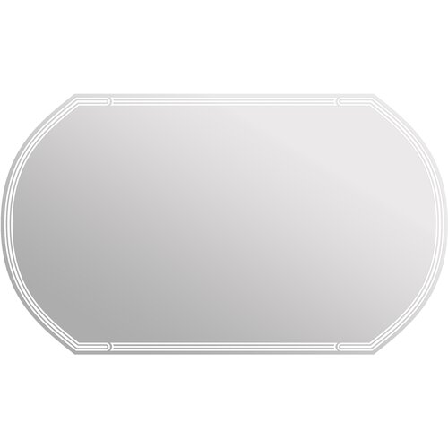 Зеркало с подсветкой для ванной овальное 100x60 Cersanit LED 090 design 63559