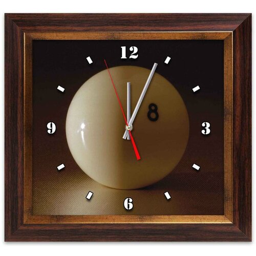 Часы настенные Бильярд AFG7805 38x41 см
