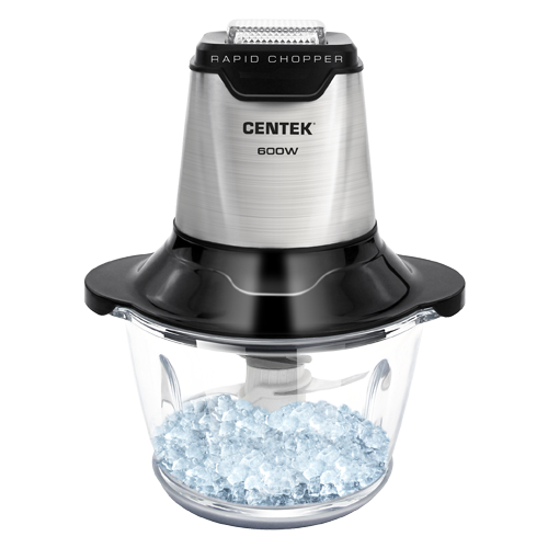 Измельчитель CENTEK CT-1392, 600 Вт, серебристый/черный