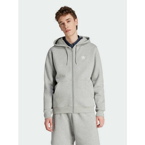 Толстовка adidas, размер S, серый
