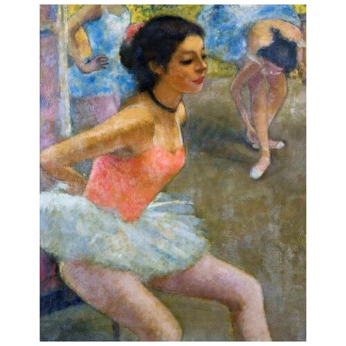 Репродукция на холсте Балерина №5 Гэлл Франкос 40см. x 51см.