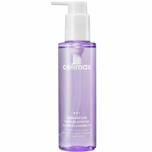 CELIMAX Гидрофильное масло от черных точек Derma Nature Fresh Blackhead Jojoba Cleansing Oil