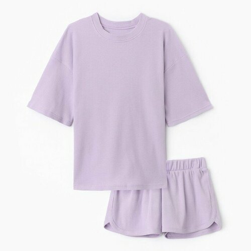 Пижама , размер 48, фиолетовый