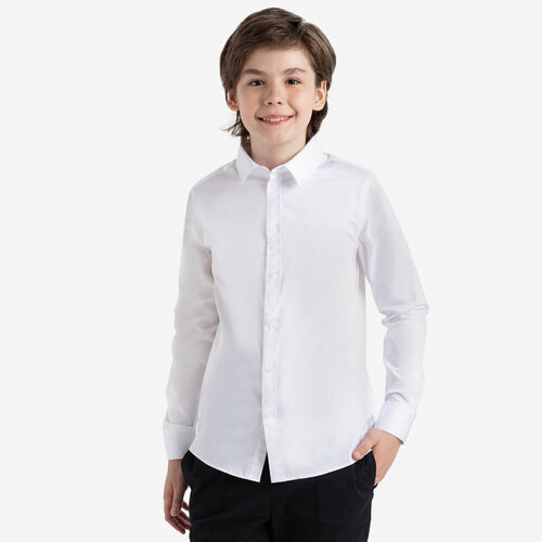 Школьная рубашка Kapika, размер 140, белый