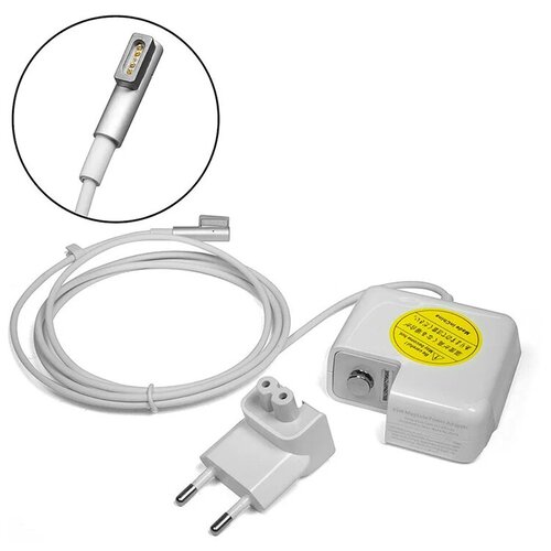 Сетевой блок питания для ноутбука MacBook Pro 13". 16.5V 3.65A (5 Pin MagSafe) 60W PN: A1184, MA538LL/A