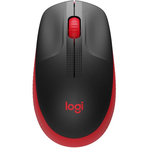 Беспроводная мышь Logitech M190 Full-Size Wireless, red