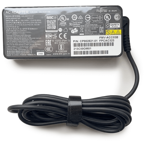 Блок питания Fujitsu Type-C AC Adapter 65W standard 3-pin KIT