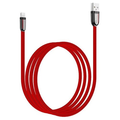 Кабель Hoco U74 Grand USB - Lightning, 1.2 м, красный