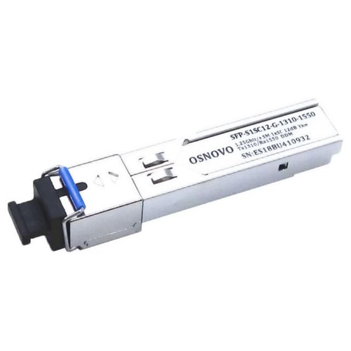 SFP трансивер OSNOVO SFP-S1SC12-G-1310-1550