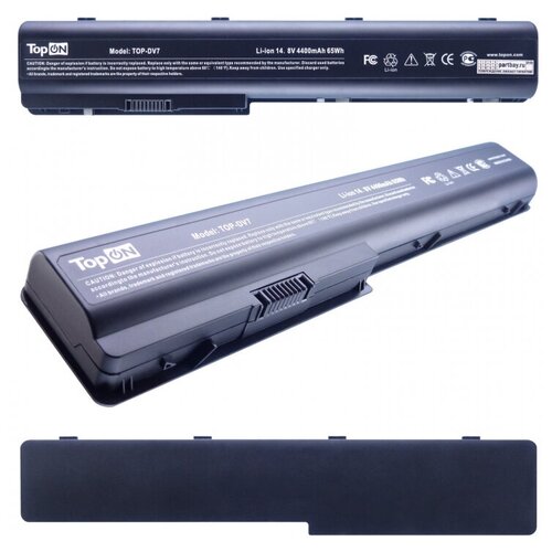 Аккумулятор для HP Pavilion DV7-2022TX 14.8V 4400mAh 63Wh TopON