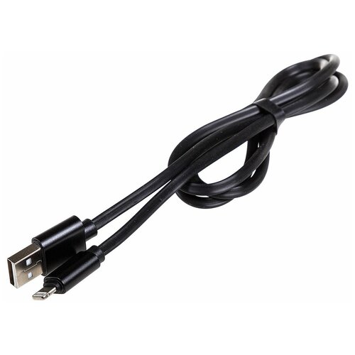 Кабель USB - Lightning 6.5А быстрая зарядка 1м SKYWAY Черный в коробке, S09601004
