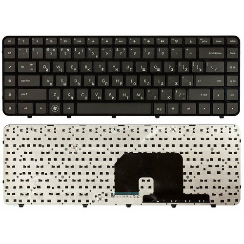 Клавиатура для HP 641499-001 черная с рамкой