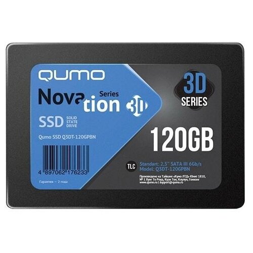 Твердотельный накопитель Qumo Novation 120 ГБ SATA Q3DT-120GSCY