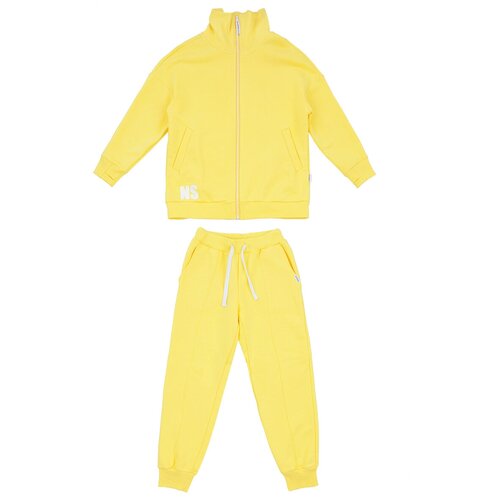 Комплект одежды NIKASTYLE, размер 134, желтый