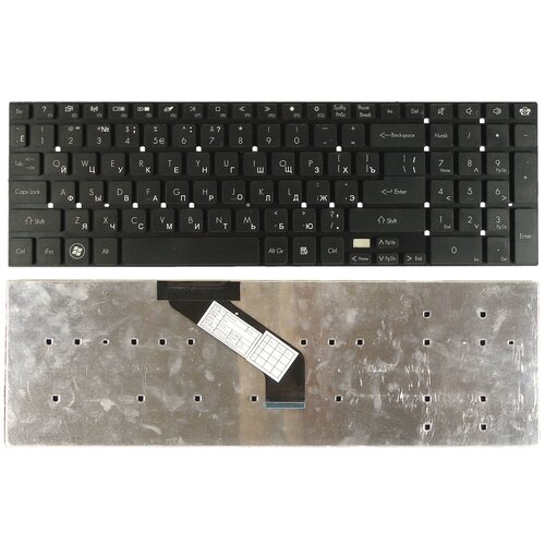 Клавиатура для ноутбука Gateway NV55 черная